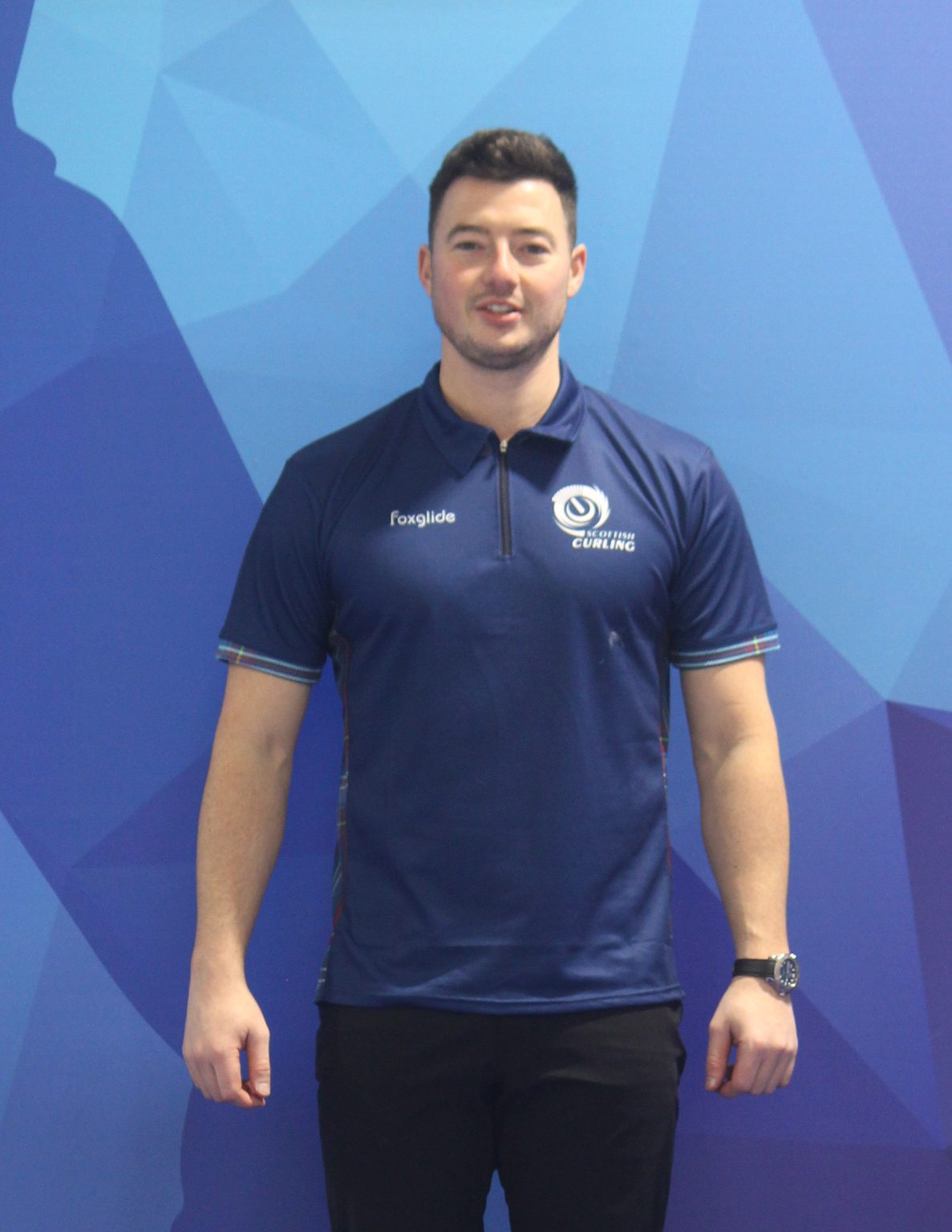 Scottish Curling Mens Leisure Polo Shirt - Foxglide